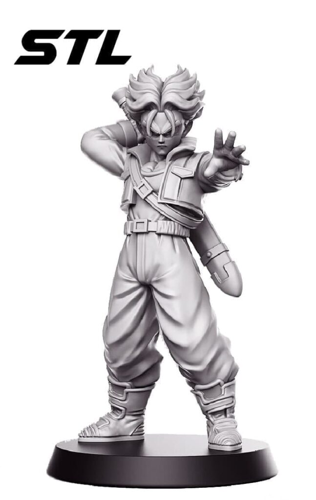 Trunks Dragon Ball 3D Model - Stl3dprinter