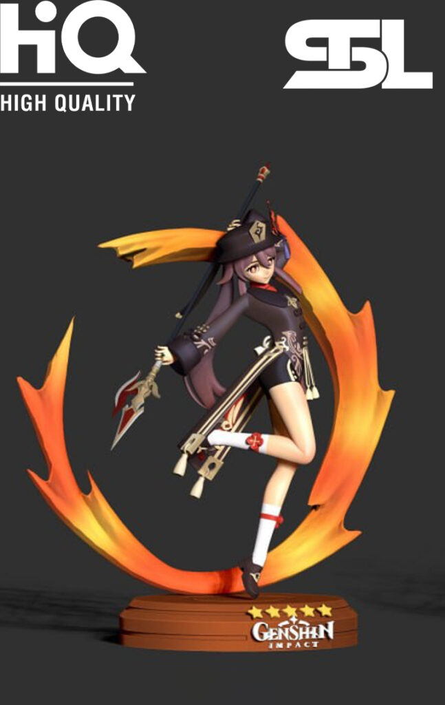 Hu Tao - Genshin Impact Fanart 3D print model - Stl3dprinter