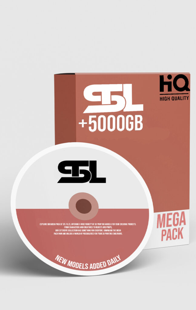 MEGA PACK STL FILES +5000 GB - Stl3dprinter