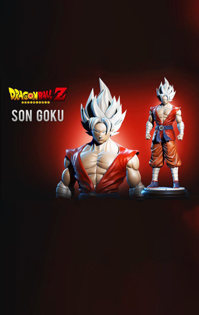 Goku Dragon ball 3D Print - Stl3dprinter