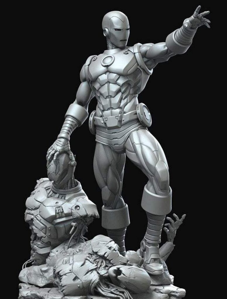 Iron man Ultron - Ironman - STL - 3d Print Files - Stl3dprinter