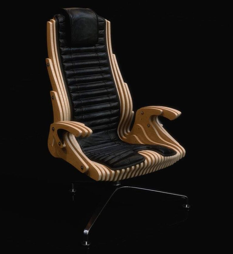 Parametric office chair. This cnc files, DXF, CDR, SVG dxf files for ...