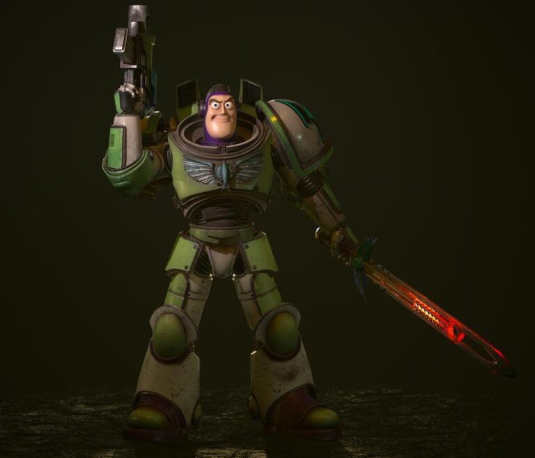 Buzz Lightyear Space Marine - STL Files for 3D Print - Stl3dprinter