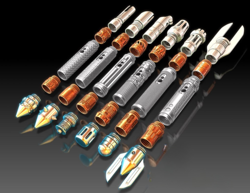Starwars lightsaber pack 3d print stl files - Stl3dprinter
