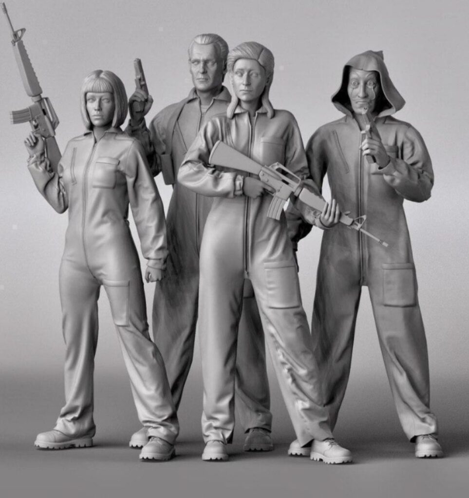 Money heist 3d print stl files - Stl3dprinter