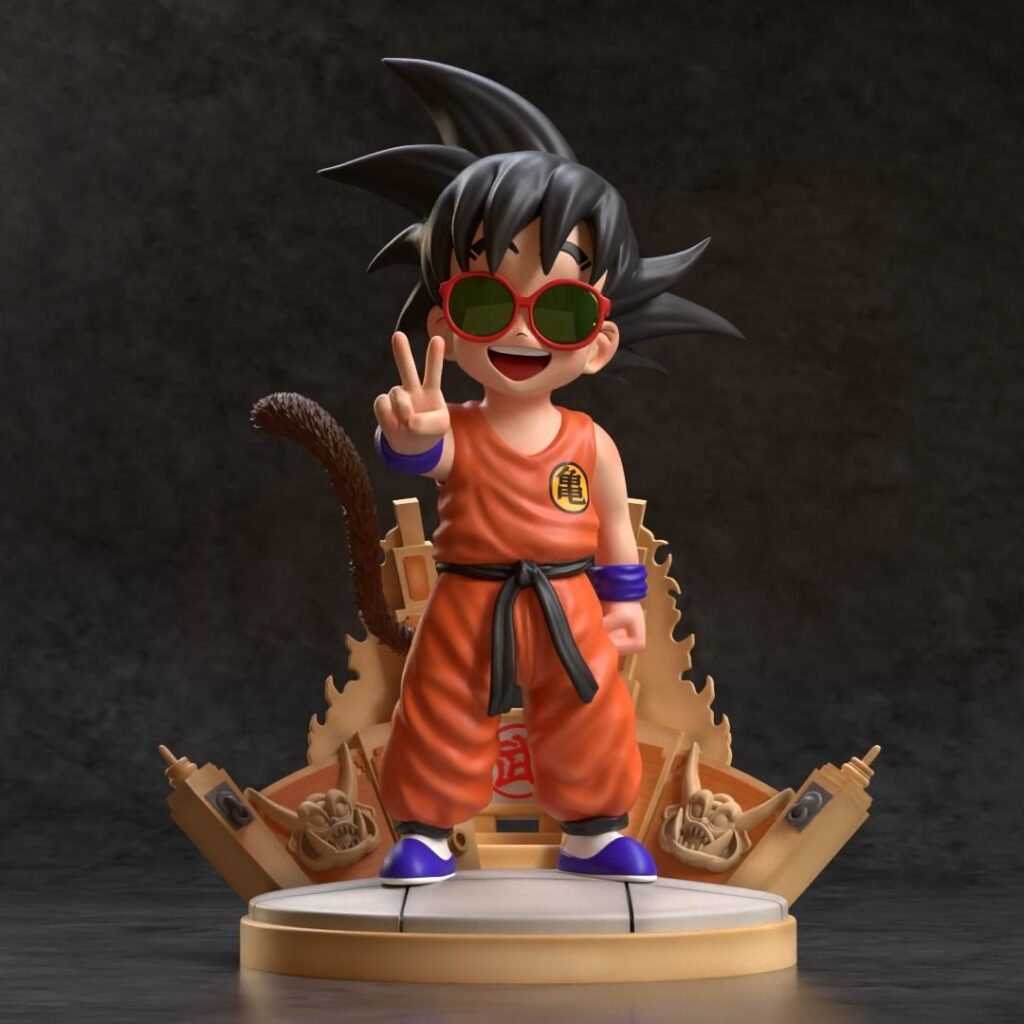 Mini Goku 3d printing stl files - Stl3dprinter