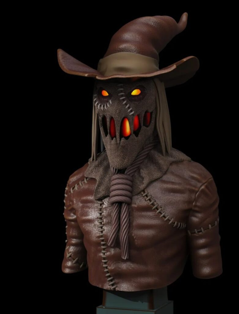 Scarecrow bust 3d print stl files - Stl3dprinter