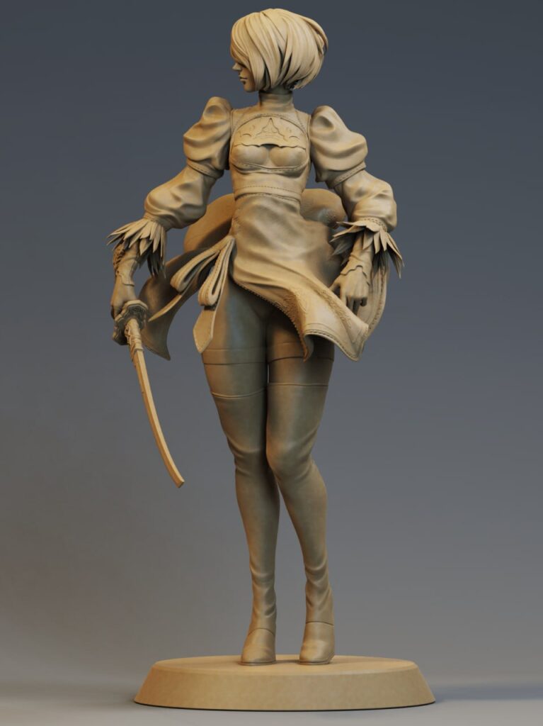Nier 2b NSFW 3d printing stl files - Stl3dprinter