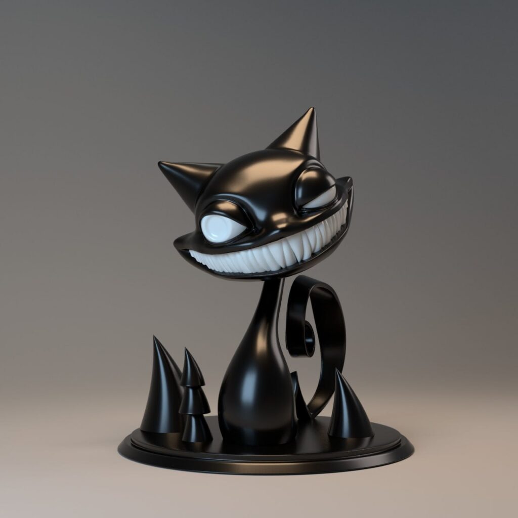 Evil kitty 3d print stl files - Stl3dprinter