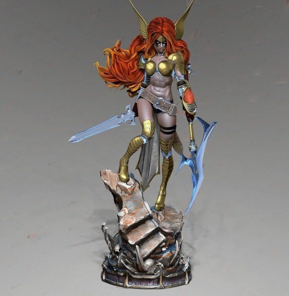 Angela Spawn 3d printing stl files - Stl3dprinter