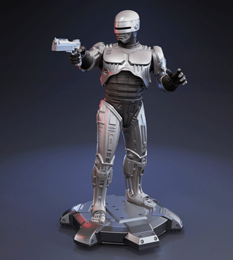 Robocop 1987 statue 3d printing stl files - Stl3dprinter